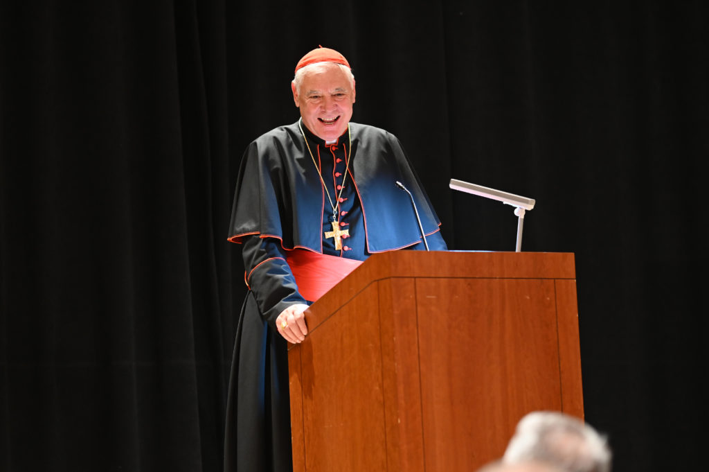 Cardinal Müller Visits Campus, Lectures on Human Dignity - Irish Rover