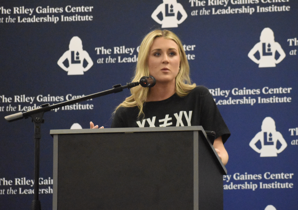 Riley Gaines Comes to South Bend - Irish Rover